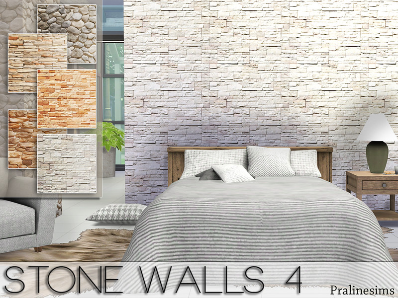 Pralinesims' Stone Walls 4