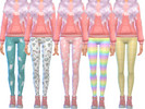 SrslySims' High Waist PVC Leggings