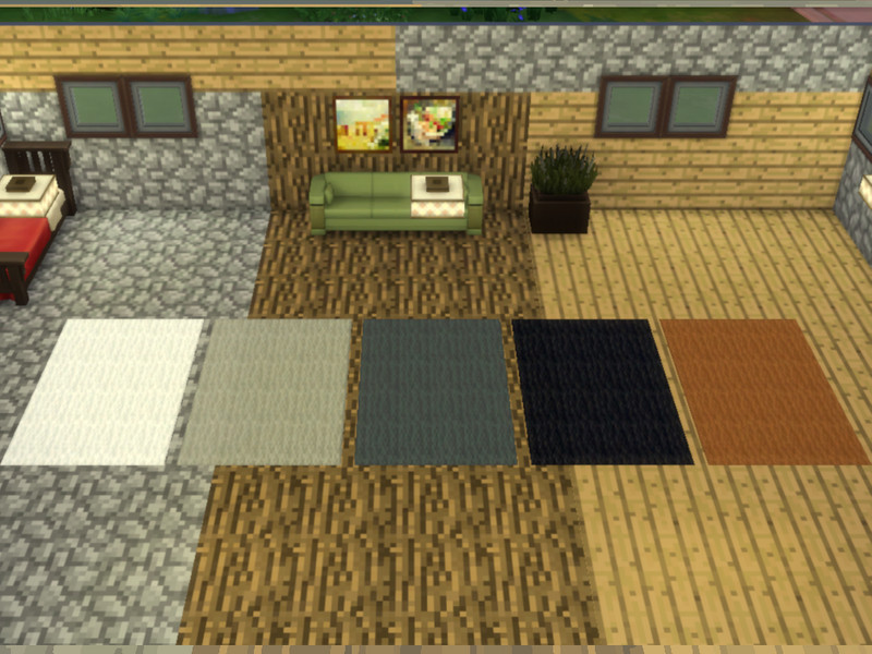 SuspiciousSparkleHorse's Minecraft Wool Rug Set